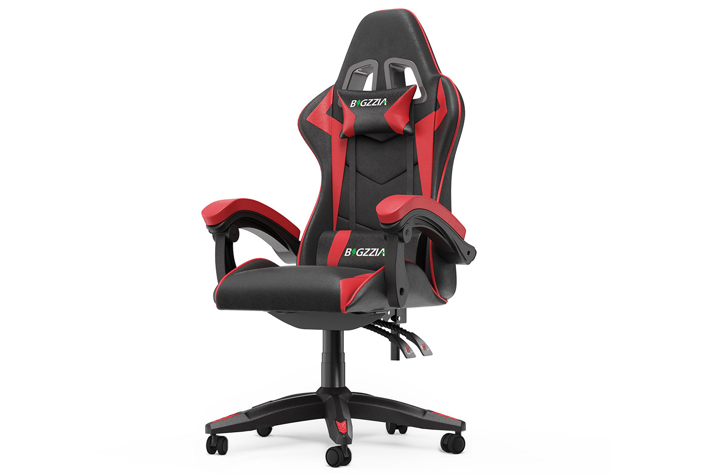 Gaming Chair Ergonomic Design with Headrest and Lumbar Pillow Rotatabl ...
